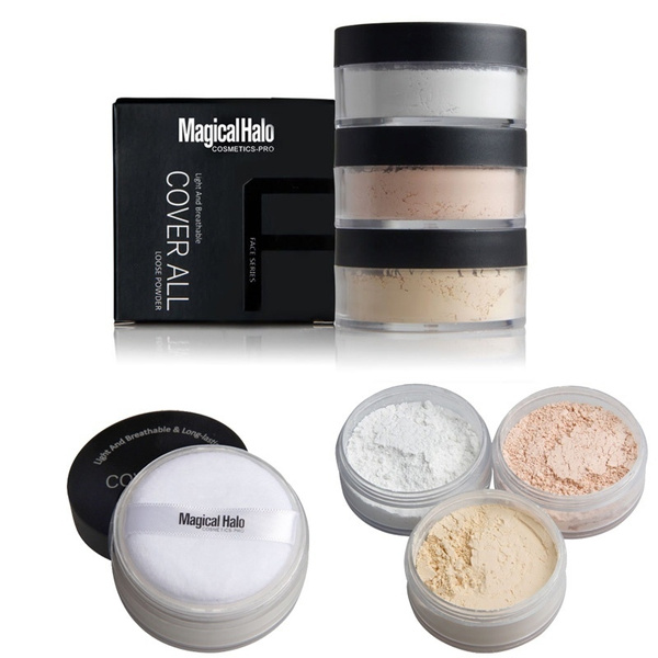 2017 Professional Translucent Loose Powder Oil Control Mineral Makeup ...
