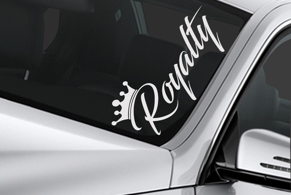 Royalty crown sticker JDM LARGE stance Funny drift lowered car ...