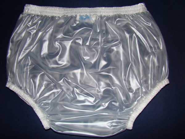 Haian Adult Incontinence Pull-on Plastic Pants Transparent White ...