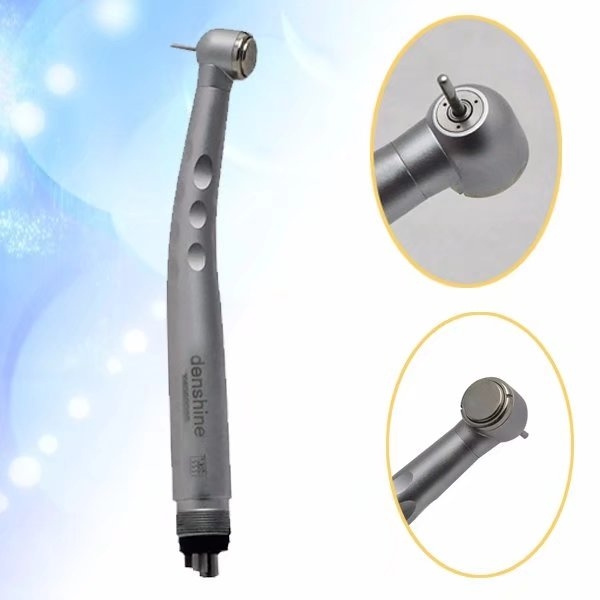 Dental Fast High Speed Handpiece Large Torque Push Button 3-Way Spray 4 ...