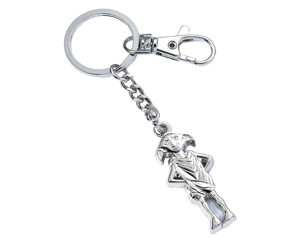 Harry Potter Keyring Dobby The House Elf new Official silver plated ...