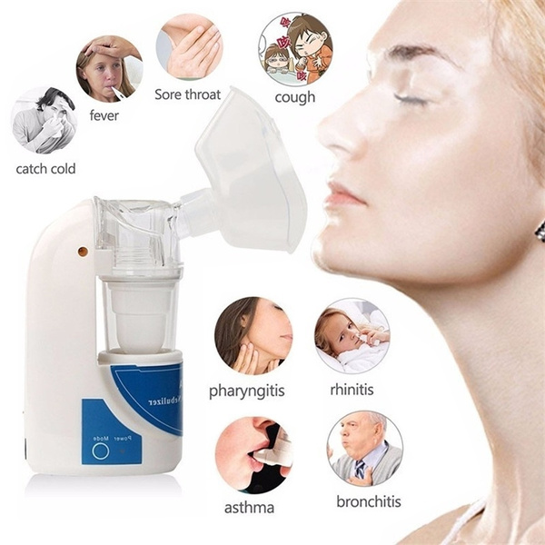 110V/220V Handheld Mini Asthma Inhaler Health Care Ultrasonic Inhaler ...