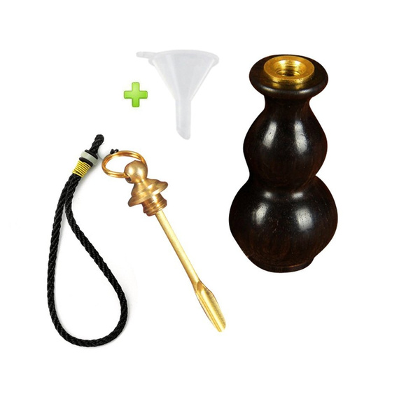 Snuff Bottle with Snuff Spoon Bullet Snorter Nasal Sniffer Vial ...