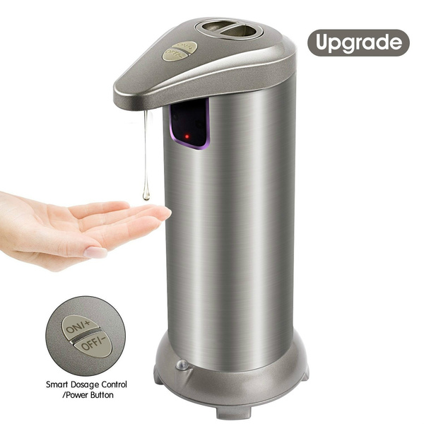 Soap Dispenser, Automatic Hands Free Fingerprint Resistant Stainless ...
