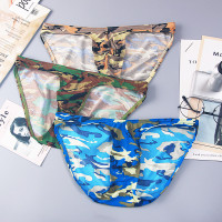 NEW Men's Fashion Underwear Men's Camouflage Briefs Comforatble Briefs ...