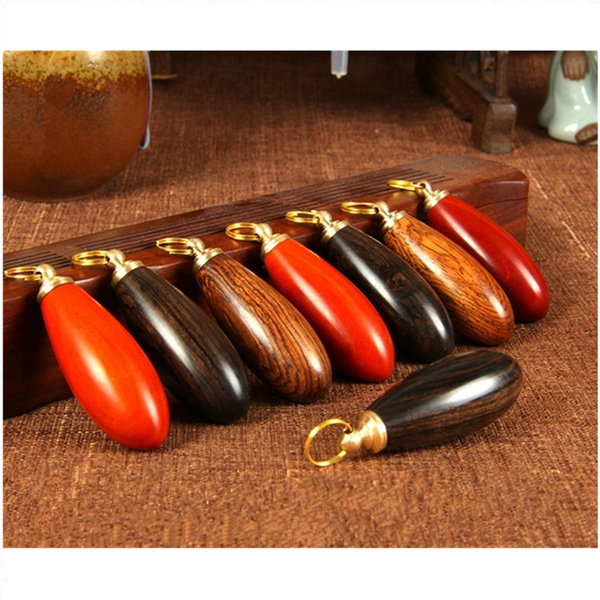 Snuff Bottle Pendant with Brass Spoon Lid Pill Box Portable Snorter ...
