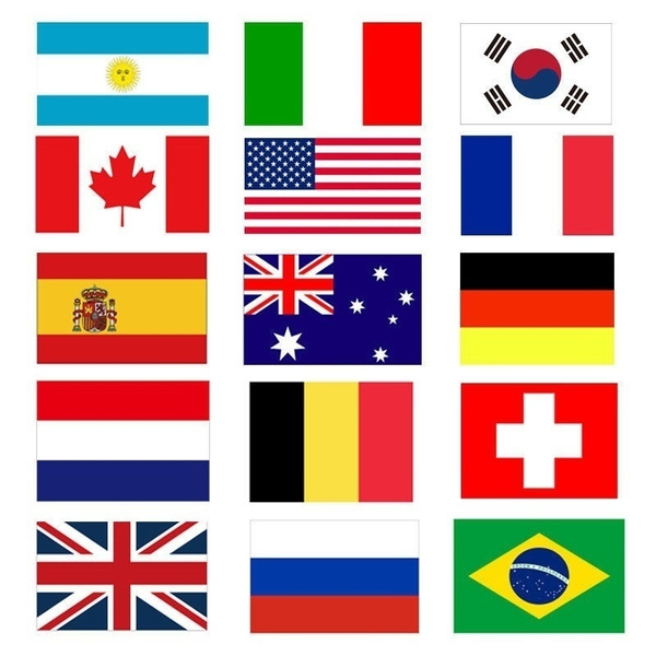 3\'x5\' FT/ 3x5 Foot National Flag 2018 World Cup Country Flag ...