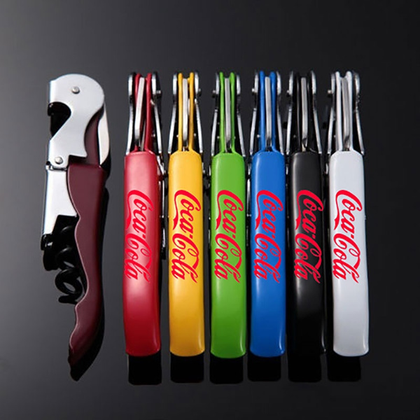 Coca-Cola Coca Cola Metallic Iron Screw Corkscrew Multi Function Wine ...