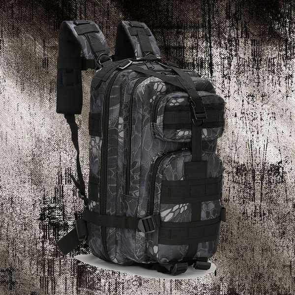 Mountaineering 3P Bag Outdoor Zipper Commando Camouflage Tactical ...