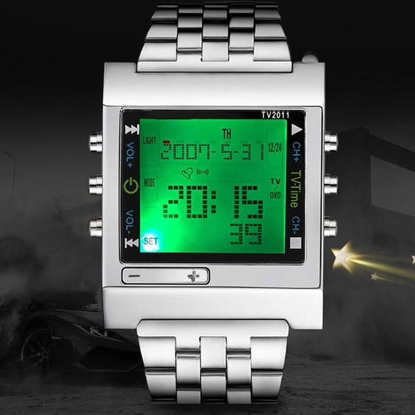 TVG Fashion Casual Men Sports Watches Military Quartz Luminous LED ...