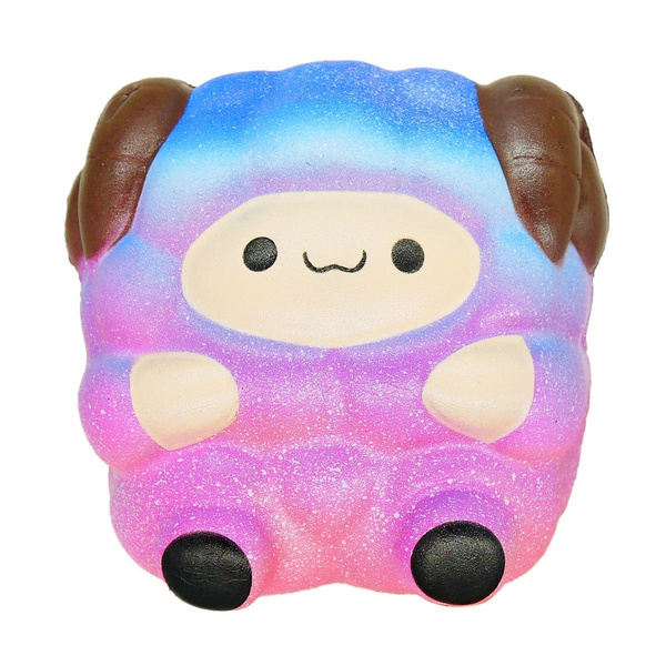 Rainbow Sheep Jumbo Squishy Toy Cute Slow Rising Scented Toy | Wish