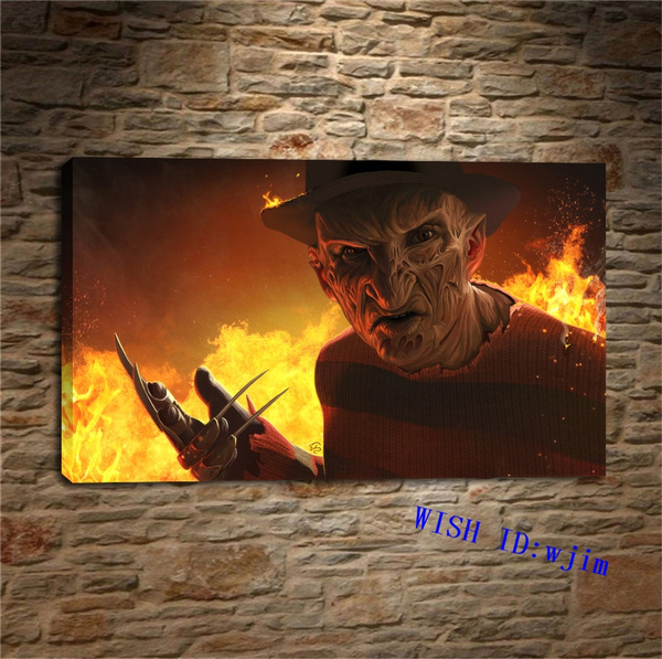 Freddy Krueger,Home Decor HD Print Painting on Canvas /No Stretch ...