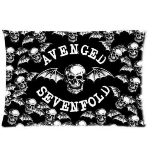 Custom AVENGED SEVENFOLD A7X AMERICAN ROCK BAND Pillowcase Standard ...