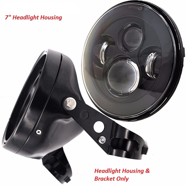 7 Inch Round Motorcycle Headlight Housing With Bracket For Kawasaki ...