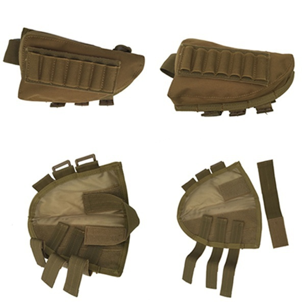 New Tactical Rifle Shotgun Buttstock Cheek Rest Ammo Shell Nylon Mag ...