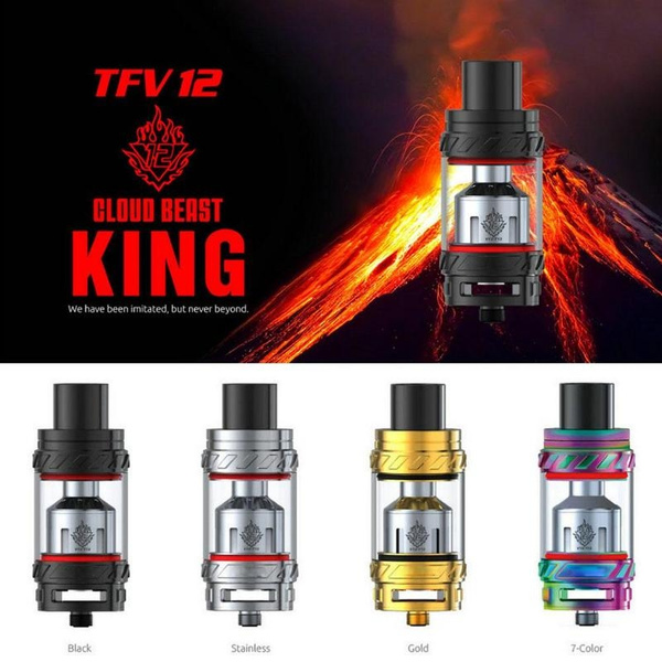 TFV12 Beast Tank Atomizer Leak Proof Design with V12-T12/X4/Q4 Coils ...