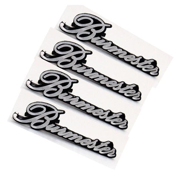 4PCS 29x8MM Burmester Logo Car Stickers Audio Speaker Sticker nterior ...