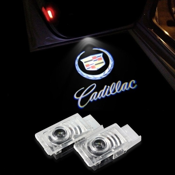 2pcs LED Door Welcome Emblems Light Car Door Logo Projector Ghost ...