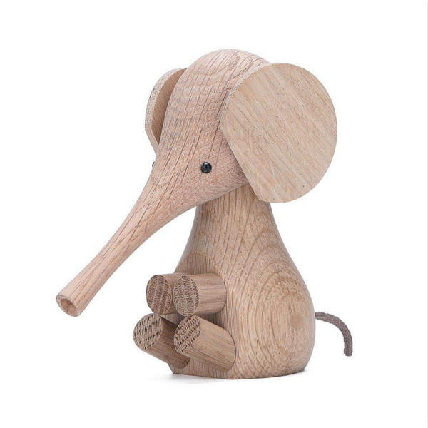Nordic Puppet Denmark Puppet Solid Wood Creative Long Nose Elephant ...