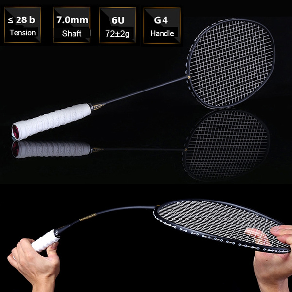 Super Light 6U 72g Balanced Carbon Badminton Racket Professional ...