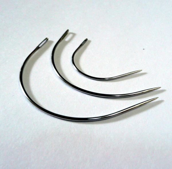 Set of 3 Curved Upholstery Needles ,Curved Hand Sewing Needle,Curved Needle Set | Wish