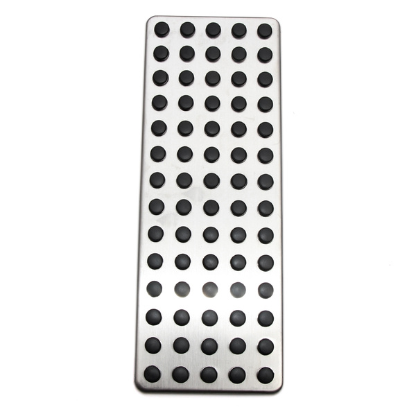 Car Styling Non Slip Foot Rest Plate No Drill Footrest Pedal Cover for ...