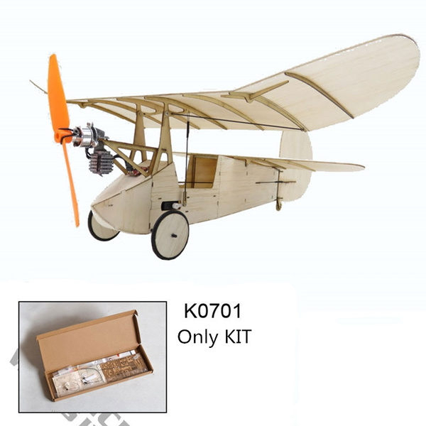 Micro Newton Balsa wood Airplane Wingspan 358mm Electric Powered Remote ...