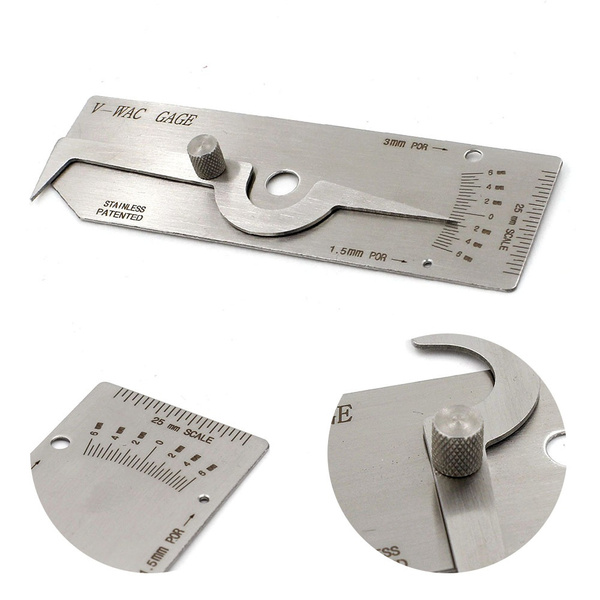 V-Wac Welding Gauge weld seam Biting Edge Undercut inspection Gage | Wish