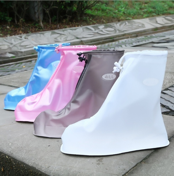 Outdoor Antiskid Waterproff Reusable Rain Coat Shoe Boots Cover ...