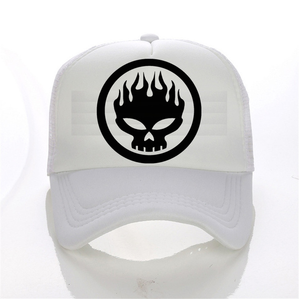The Offspring band baseball Cap Black White Hat Snapback Women Cap ...