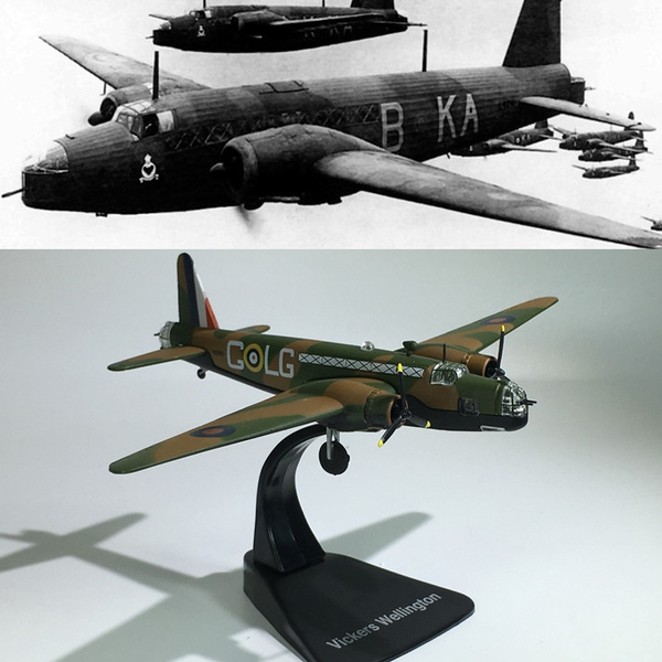 1:144 Scale Military Model RAF Vickers Wellington Bomber Aircraft Model ...