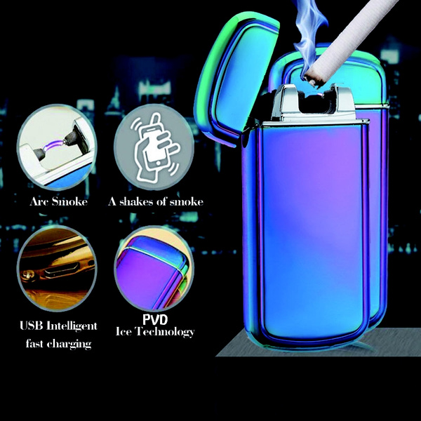 New Atomic USB Electronic Lighter Anti-wind Metal Pulse | Wish