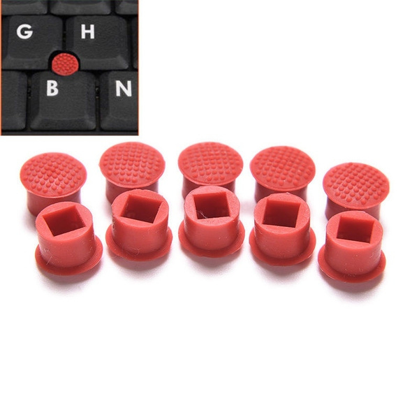 10pcs Rubber Mouse Pointer TrackPoint Red Cap for IBM Thinkpad Laptop ...