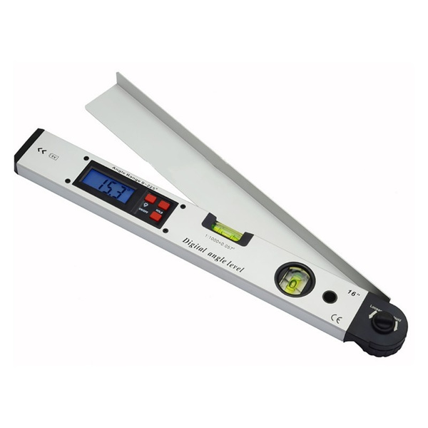 400mm Precise Digital Level Ruler 360 Degree Range Digital Inclinometer ...