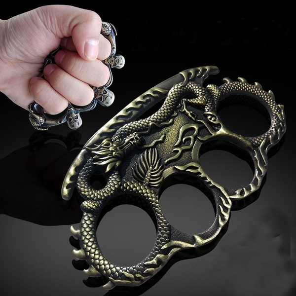 Weapons - Brass/Metal Knuckles Creative Skull or Scorpion or Dragon ...