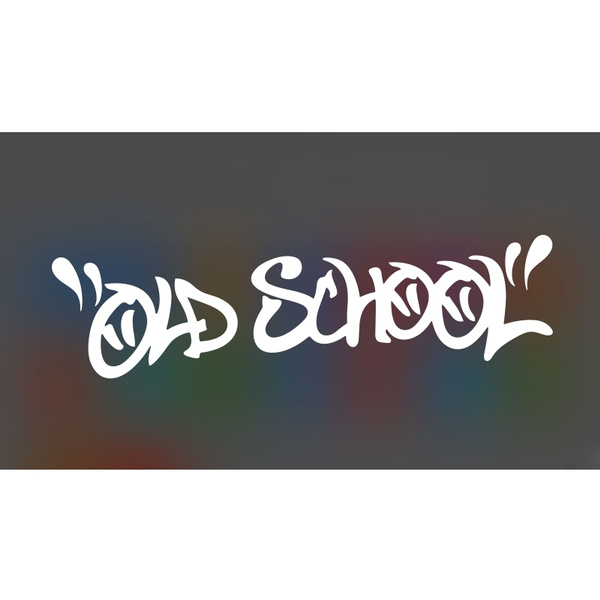 Old School sticker Funny retro classic JDM Drift lowered car window ...