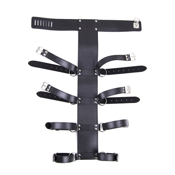 Asylum Straight Jacket Costume Body Harness Restraint Clothe Armbinder ...