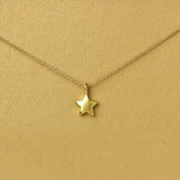 Tiny Gold Star Necklace - Shining Star Necklace - Simple Star Necklace ...