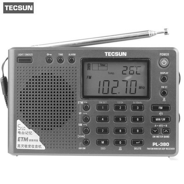 Digital ETM DSP Portable PLL Radio FM Stereo/LW/SW/MW World Receiver ...