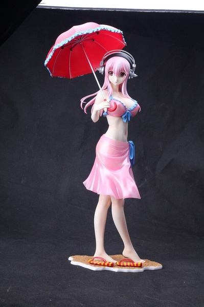 Gk Figure Saekano Super Sonico Pink Ver Makaizou Figure 1 4 Scale Gk Figure Magic Action Figure