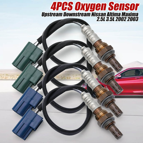 4PCS Oxygen Sensor O2 Upstream Downstream Nissan Altima Maxima 2.5L 3 ...