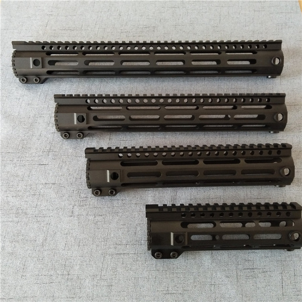 Tactical AR15 M4 M-LOK mlok 7 10 12 15 inch alim free float handguard picatinny rail mount ...
