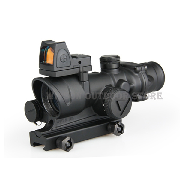 Tactical Trijicon ACOG 4x32 LED Scope HD Sight Scope Illuminated ...