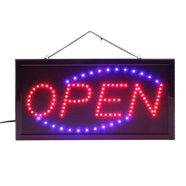 LED Screen Electronic Word Sign Business Poster Sign Board Led Open ...