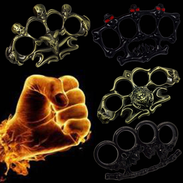 Self-Defense Ring Finger Tiger Weapons Men and Women's Ring Boxing Iron ...