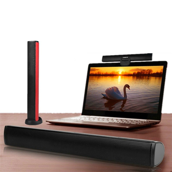 Portable Laptop /Computer/PC Speaker Subwoofer USB Soundbar Sound Bar ...