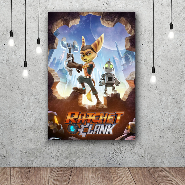 Ratchet And Clank Art Silk Fabric Poster Wall Decor | Wish