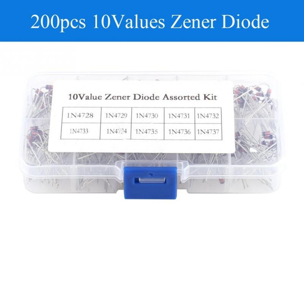 200pcs 10Values Zener Diode Voltage Regulator Diodes Professional ...