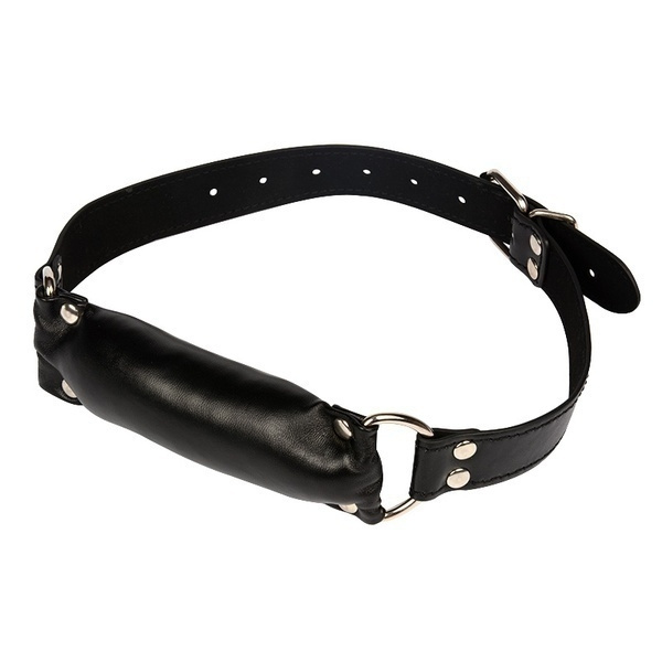 Leather Sponge Open Mouth Gag Bdsm Restraint Slave Fetish Bondage Gear