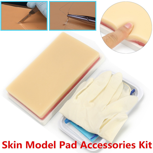13 in 1 Suture Practice kit Medical 3 Layer Suture Pad Human Skin ...